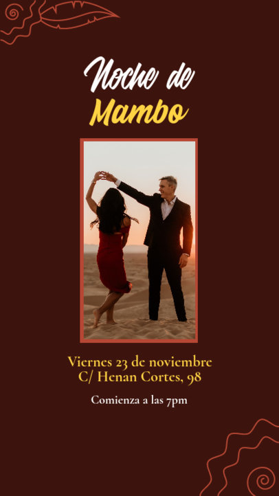Placeit - Event Instagram Story Creator for a Mambo Dancing Night