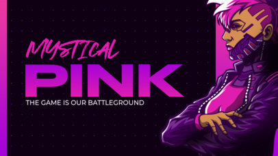 Placeit - Cyberpunk 2077-Inspired Discord Theme Template with a Female ...