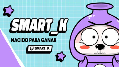 Placeit - Discord Theme Maker with a Funny Cartoonish Character Graphic