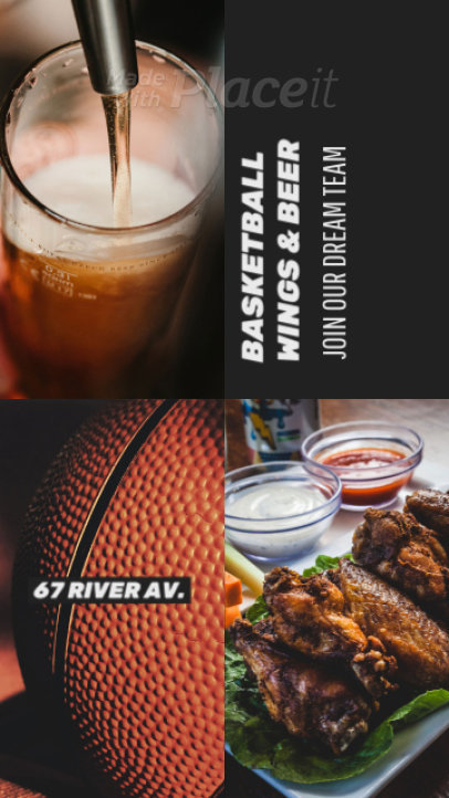 Placeit - Instagram Story Video Template for a Restaurant Bar's Promo ...