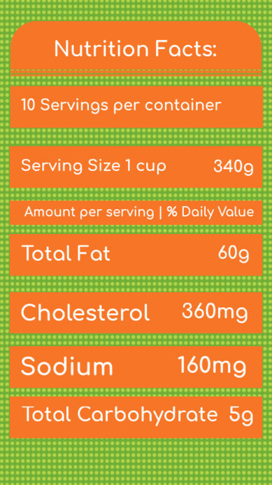 Placeit - Nutrition Facts Label Maker for Nutrimental Food Value Info