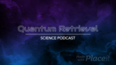 Placeit - Space Intro Video Creator for a Science Show