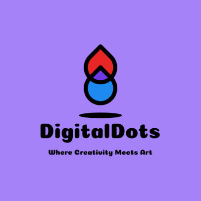 Placeit - Creative Logo Template for a Digital Printing Brand