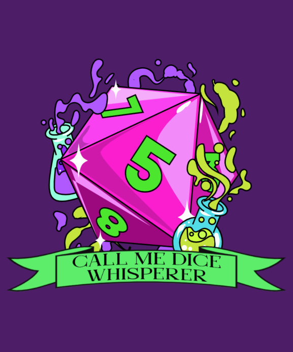 Placeit - T-Shirt Design Maker Featuring a Role-Playing Board Game ...