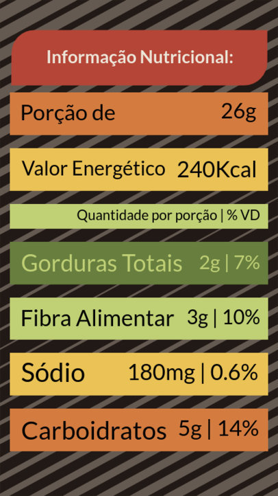 Placeit - Nutrition Facts Label Creator With Food Value Information and ...