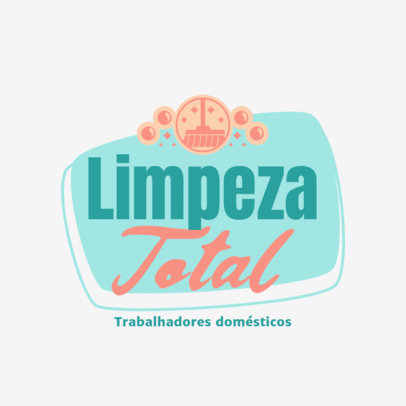 Placeit - House Cleaner Logo Maker for Housekeeping Services