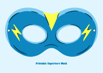 Placeit - Printable Mask Generator Featuring Illustrated Bolts