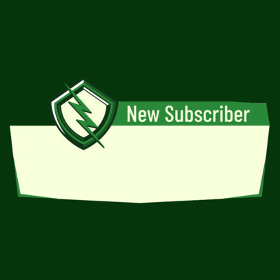 Placeit - Twitch Alert Box Template With a Roblox-Inspired Theme