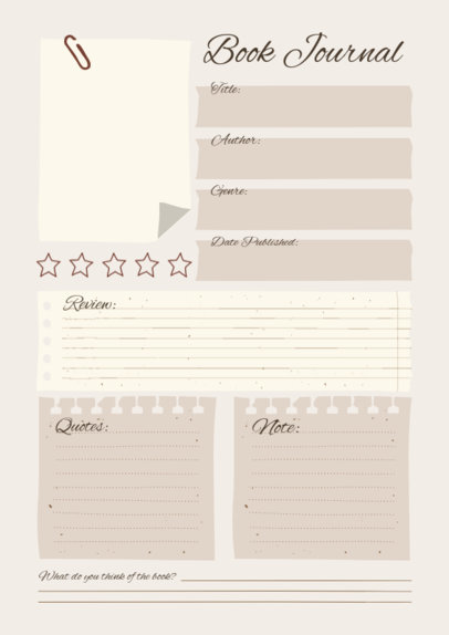 Placeit - Modern Planner Creator for a Book Journal