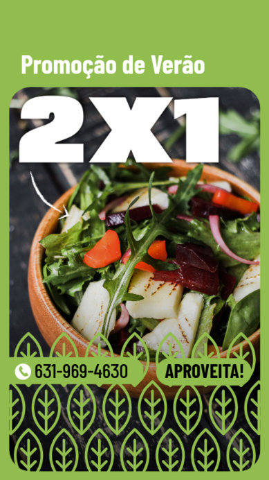 Placeit - Instagram Story Generator Featuring a BoGo Offer for a Restaurant