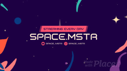 Placeit - Twitch Screen Video Maker Featuring Colorful Animations