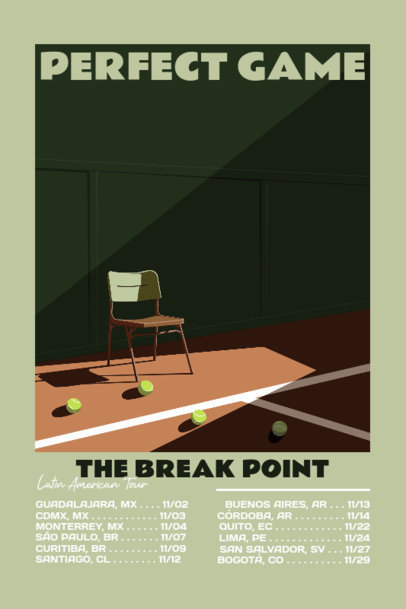 Placeit - Poster Design Template with an Illustrated Chair to Promote a ...