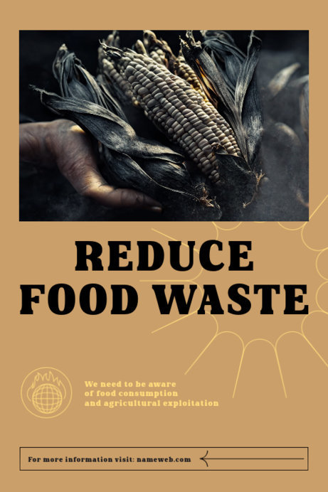 Placeit - Art Print Creator Featuring a Text to Raise Awareness on Food ...