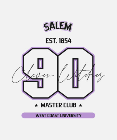 Placeit - College-Themed T-Shirt Design Generator for a University Team