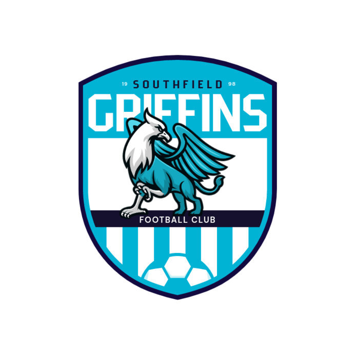 Placeit - Soccer Team Logo Generator Featuring a Winged Mythical Creature