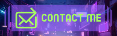 Placeit - Twitch Panel Generator for a Contact Me Button with a Mail Icon