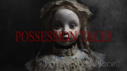 Placeit - Horror Intro Video Creator for a Paranormal Tales Vlog
