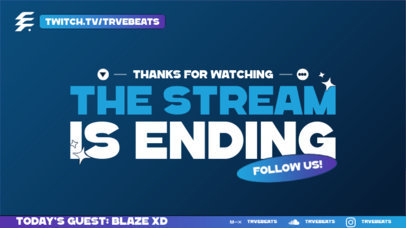 Placeit - Twitch Screen Creator for a DJ Channel With a Stream-Ending ...