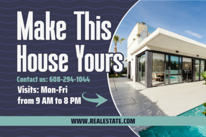 Placeit - Yard Sign Generator Featuring a Real Estate Sale Promotional