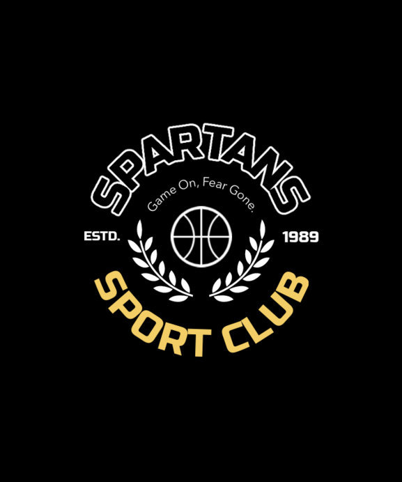 Placeit - Sports Club T-Shirt Design Template with a Retro Style and a ...