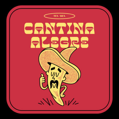 Placeit - Paper Cup Design Creator Featuring an Illustrated Chili with ...