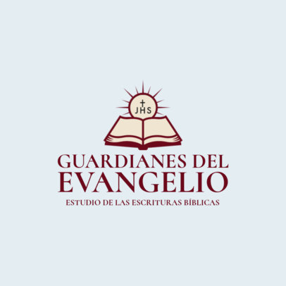 Placeit - Logo Maker for a Bible Studies Workshop