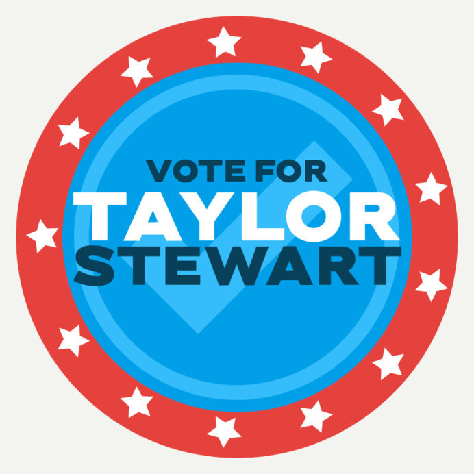 Placeit - Sticker Design Template With a Politician Name to Support an ...