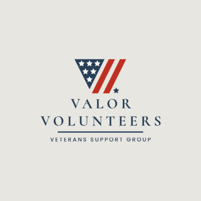 Placeit - Military Logo Maker for a Veterans Support Association