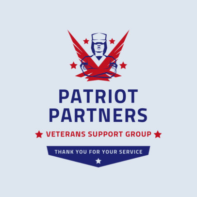 Placeit - Military Logo Maker for a Veterans Support Group