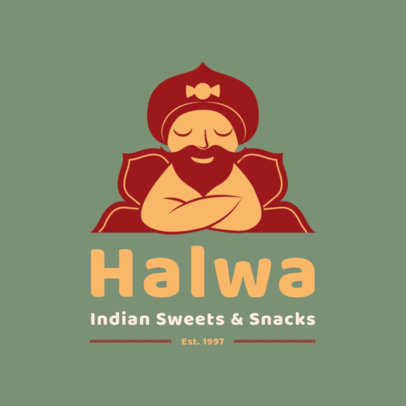 Placeit - Brand Logo Creator for a Traditional Indian Sweets Shop