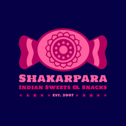 Placeit - Logo Generator for a Traditional Featuring a Candy Graphic ...