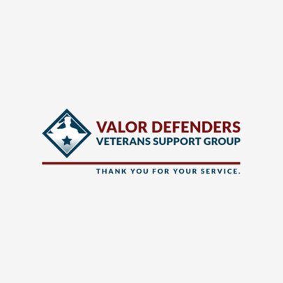 Placeit - Online Logo Creator Featuring a Saluting Soldier for a ...