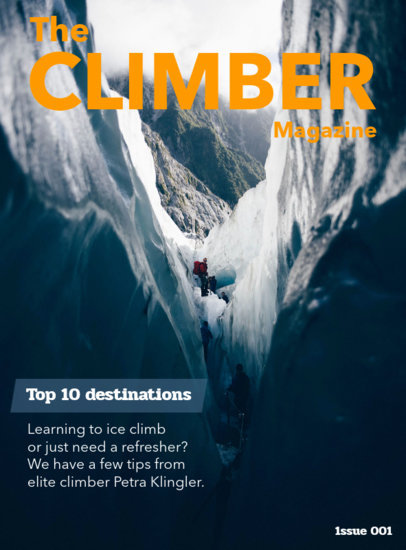 Placeit - Climbing Magazine Cover Designer