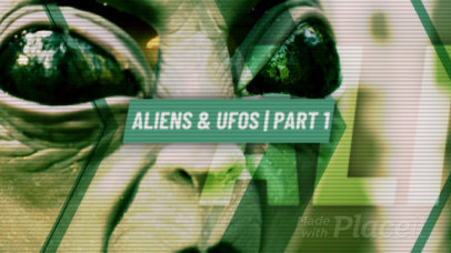 Placeit - Intro Video Template Featuring an Aliens Conspiracy Theme