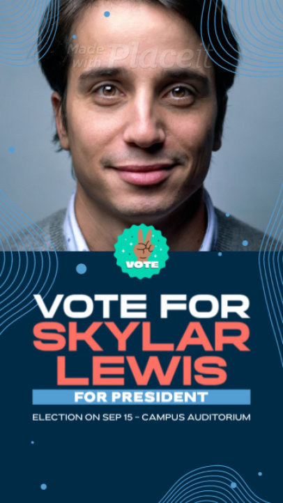 Placeit - Instagram Story Video Generator for a Presidential Voting ...
