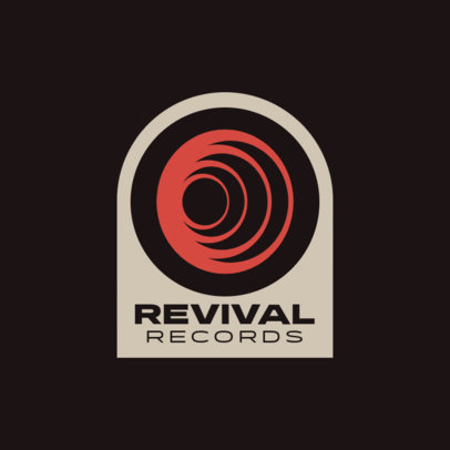 Placeit - Logo Maker for a Vinyl and Music Records Store