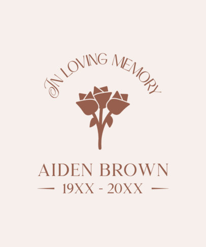 Placeit - Memorial T-Shirt Design Maker Featuring a Sympathy Message ...