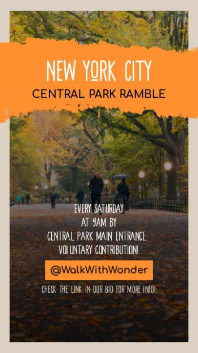 Placeit - Instagram Story Video Creator for a NYC Walking Tour Ad