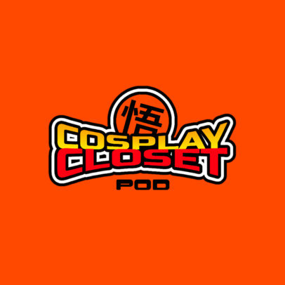 Placeit - Logo Creator for a Manga Cosplay Shop