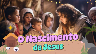 Placeit - YouTube Thumbnail Generator for a Children's Christian Channel