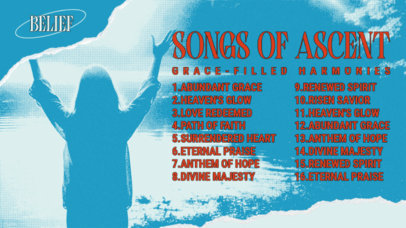 Placeit - YouTube Thumbnail Template Featuring a Christian Theme and a ...