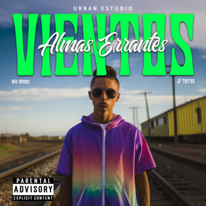 Placeit - Online Album Cover Template for Regional Mexican Music