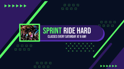 Placeit - YouTube Banner Maker for Cycling Ride Lessons