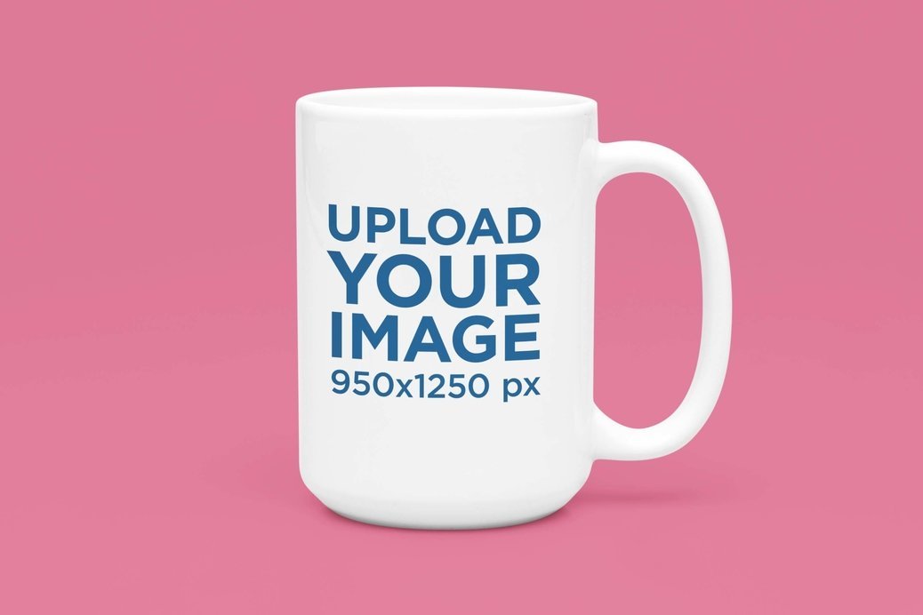 Placeit Mockup Of A 15 Oz Coffee Mug Placed In A Simple Setting
