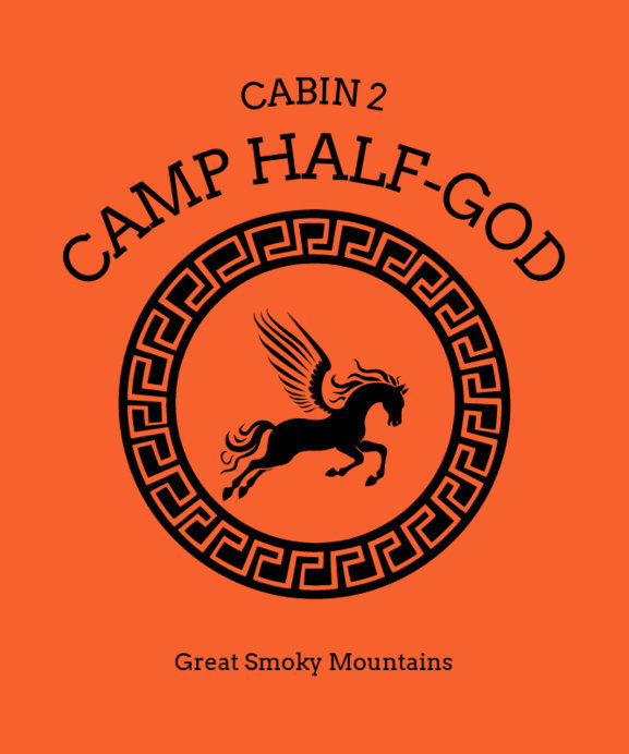 how to draw camp half blood logo