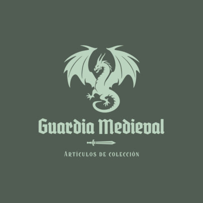 Placeit - Logo Maker for a Medieval Collectibles Shop