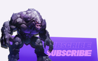 Placeit - Twitch Panel Template With a Monster Graphic Inspired by ...