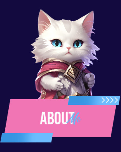 Placeit - Twitch Panel Creator With a Cat Graphic Inspired by a League ...