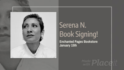 Placeit - Intro Video Generator with Animated Text for a Book Signing Event