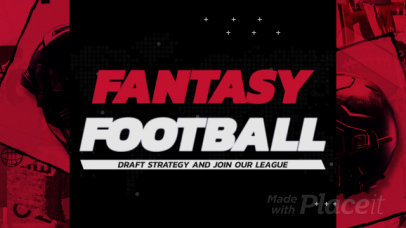 Placeit - Intro Video Template for a Fantasy Football Draft Event